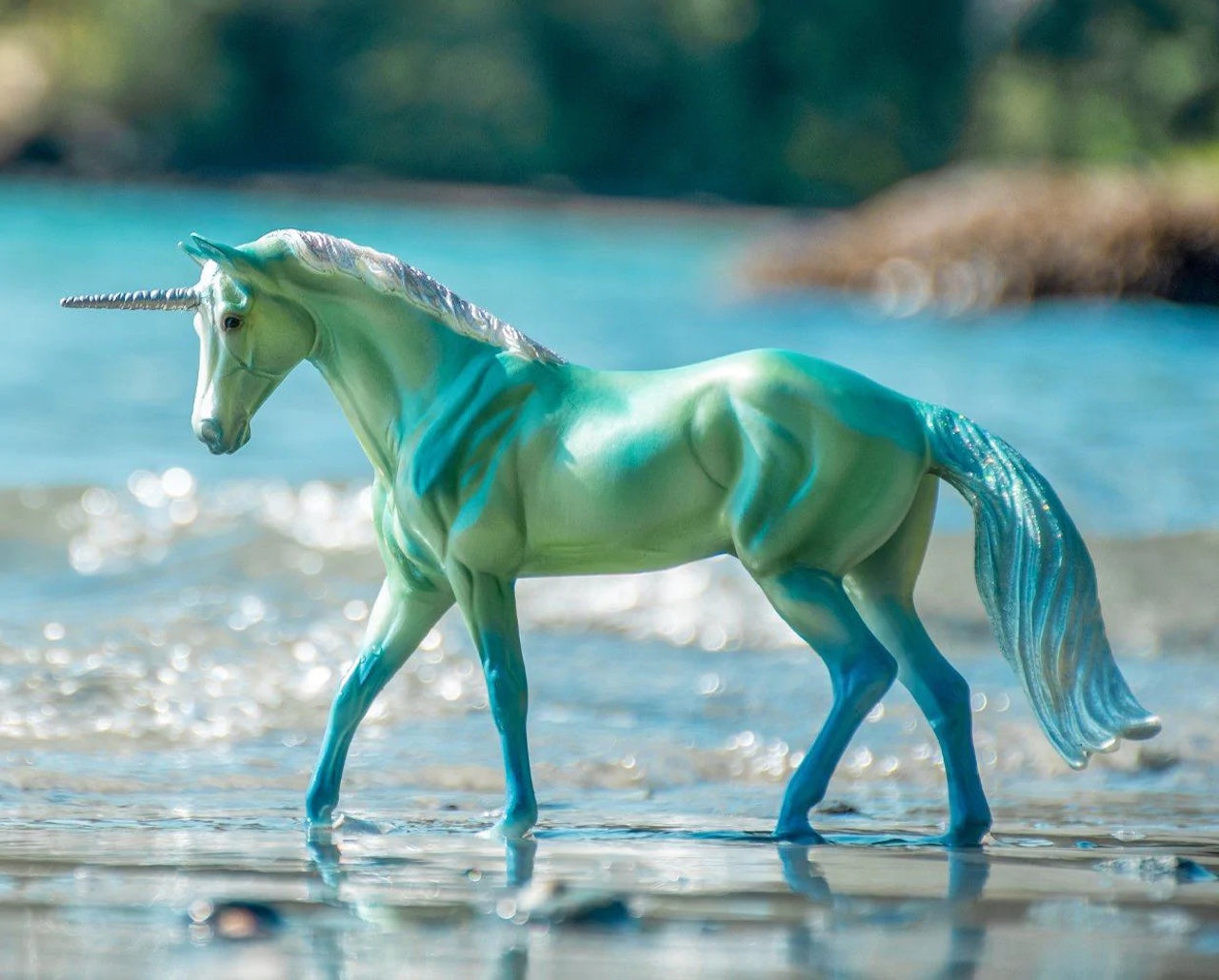 Breyer (Freedom Series) Le Mer, Unicorn of the Sea – Saddles N' Stuff