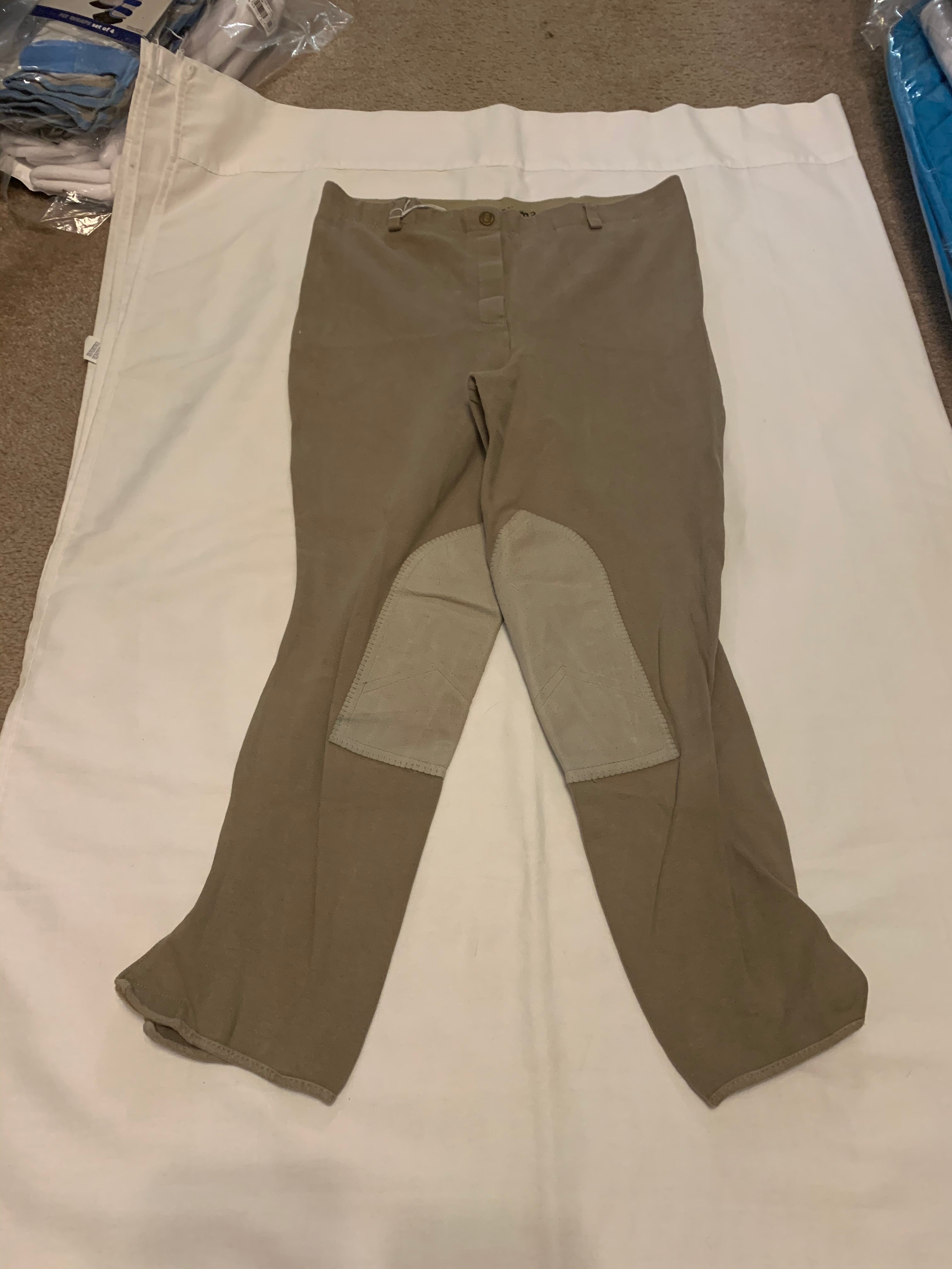 Sigma Breeches Kneepatch Tan 34 – Saddles N' Stuff