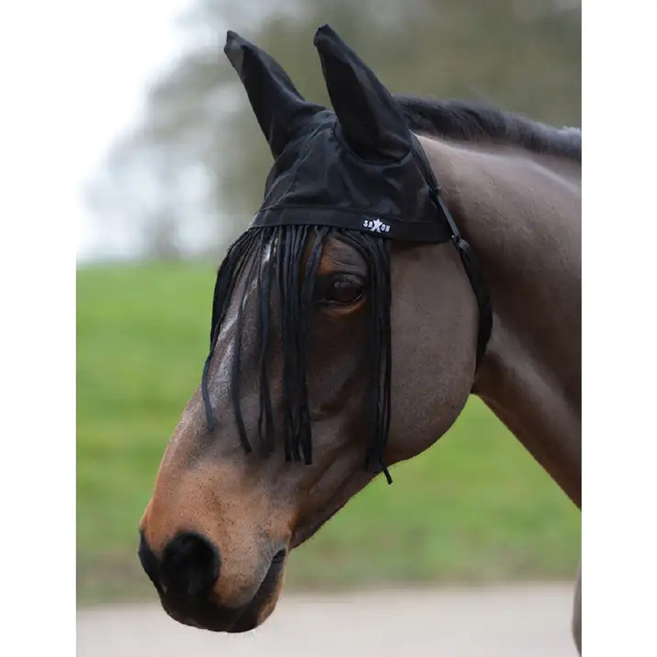 Saxon Fly Fringe With Ears – Saddles N' Stuff