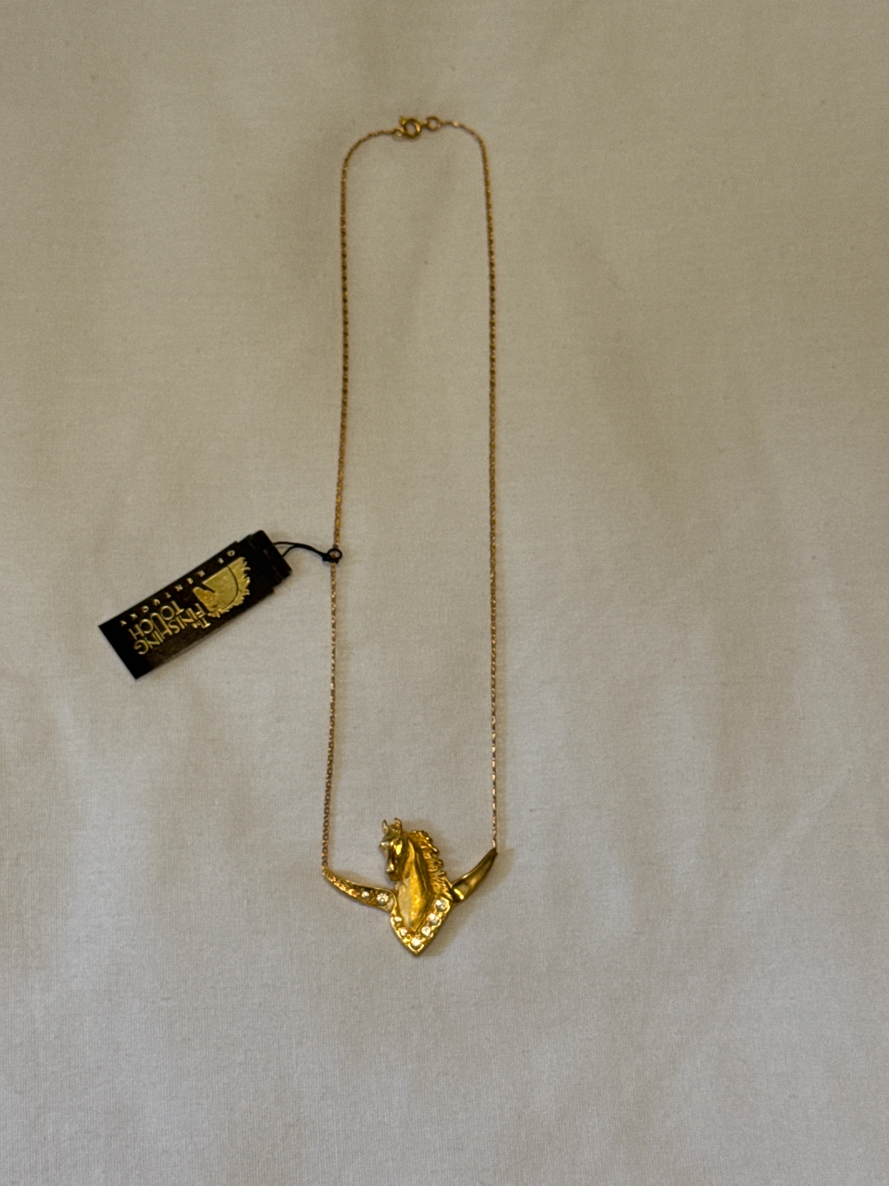 The Finishing Touch of Kentucky Saddlebred w/Stones Split Chain Neck ...