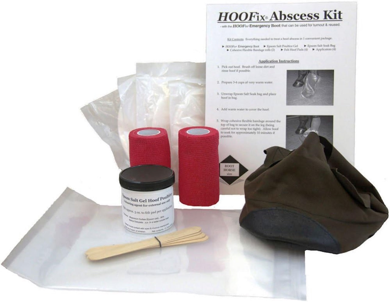 Intrepid International Hoofix Abscess Hoof Kit Horse – Saddles N' Stuff